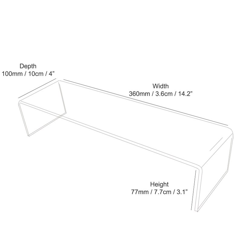 Acrylic Plinth Display Riser Plinth Step for Home or to - Etsy UK
