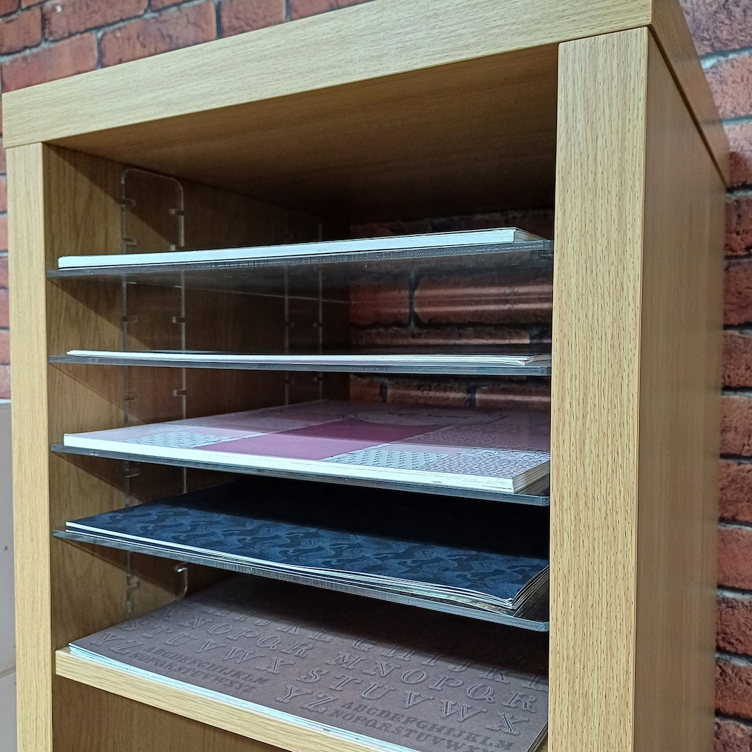 Acrylic Shelf Inserts With Brackets for Ikea Kallax Cabinet - Etsy UK