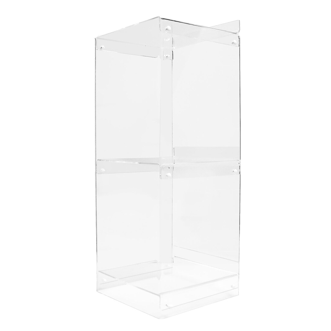 Counter Top 2 Tier Display Case for Collectables, Bottles, Models ...