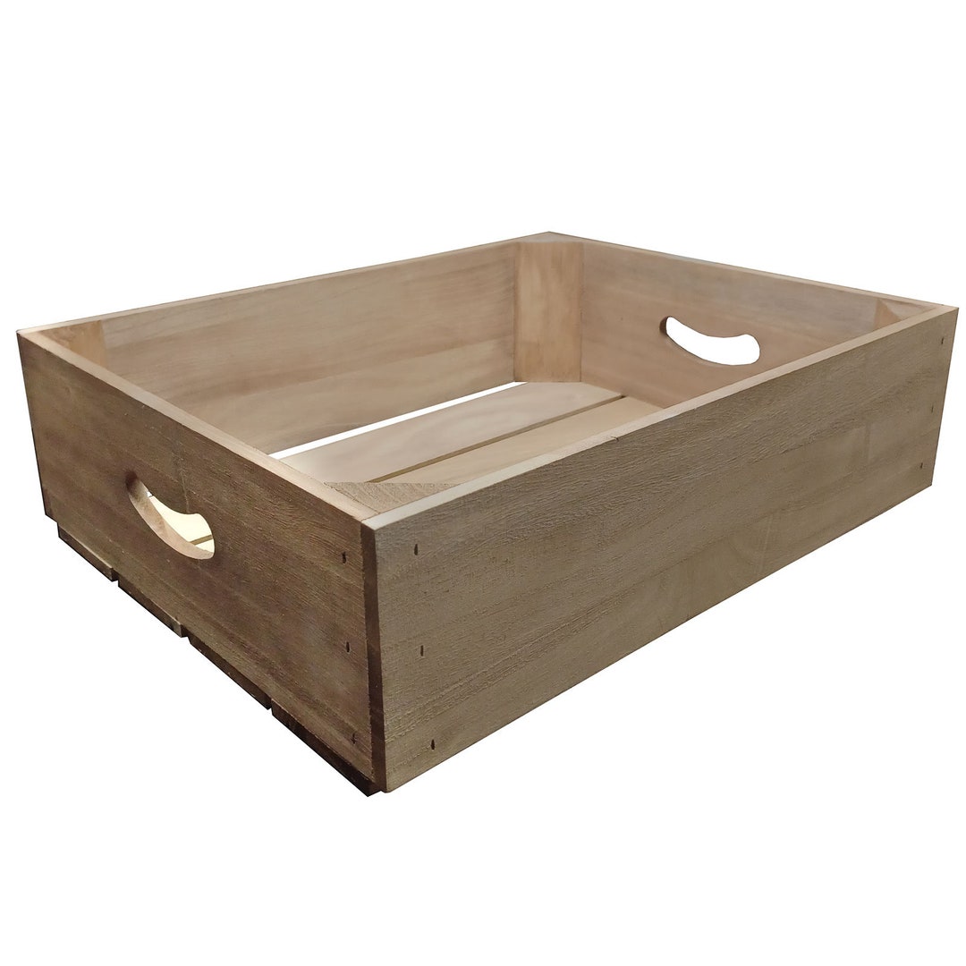 Bushel Box Style Crate Tray With Handles 500x400x145mm Storage ...
