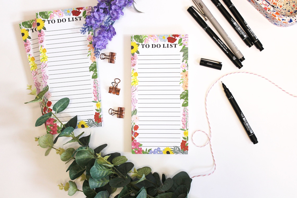 To Do List Desk Pad to Do Today Desk Planner Weekly Agenda - Etsy