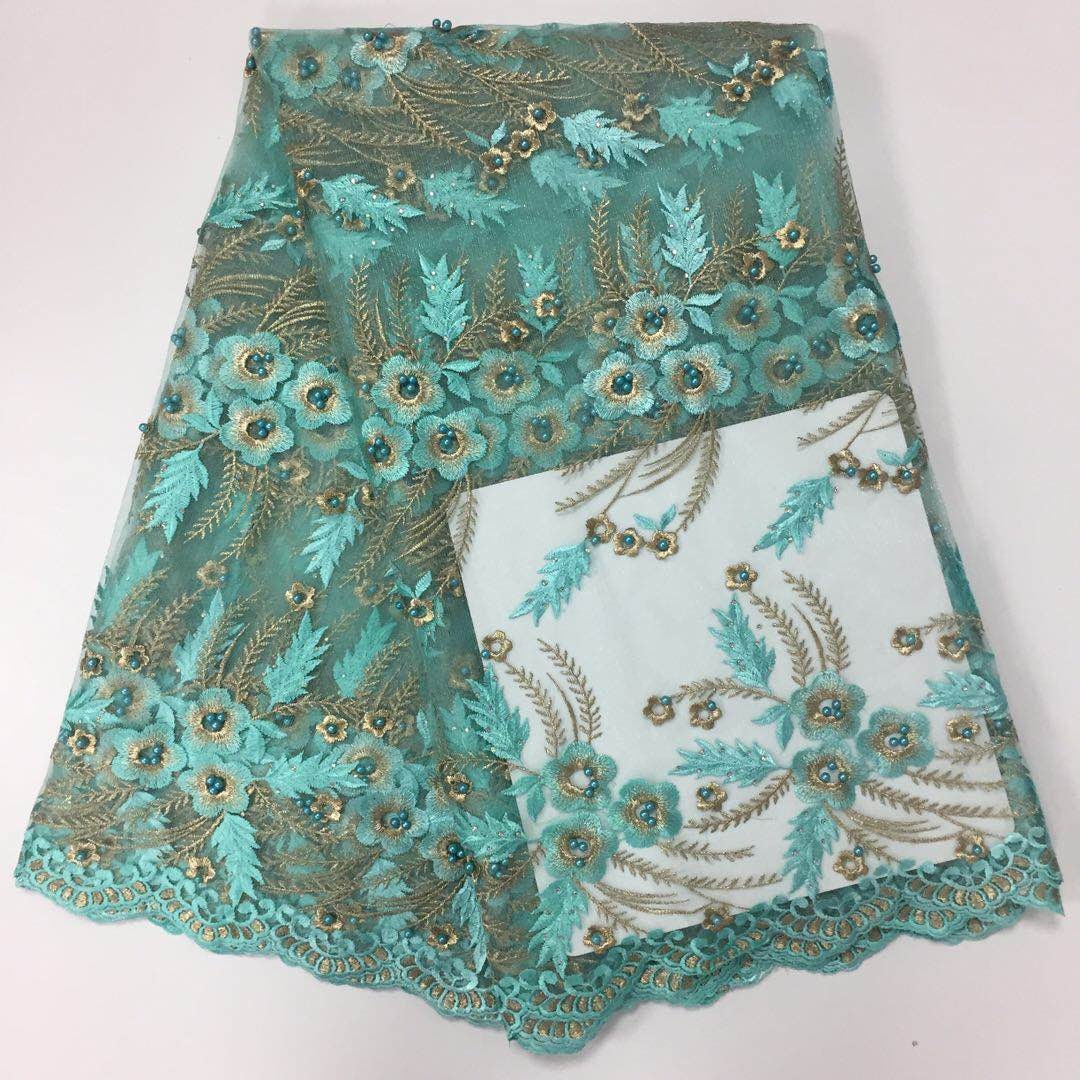 Fashion Design Africa Lace Fabric 2024 Embroidery Lace Last Design ...