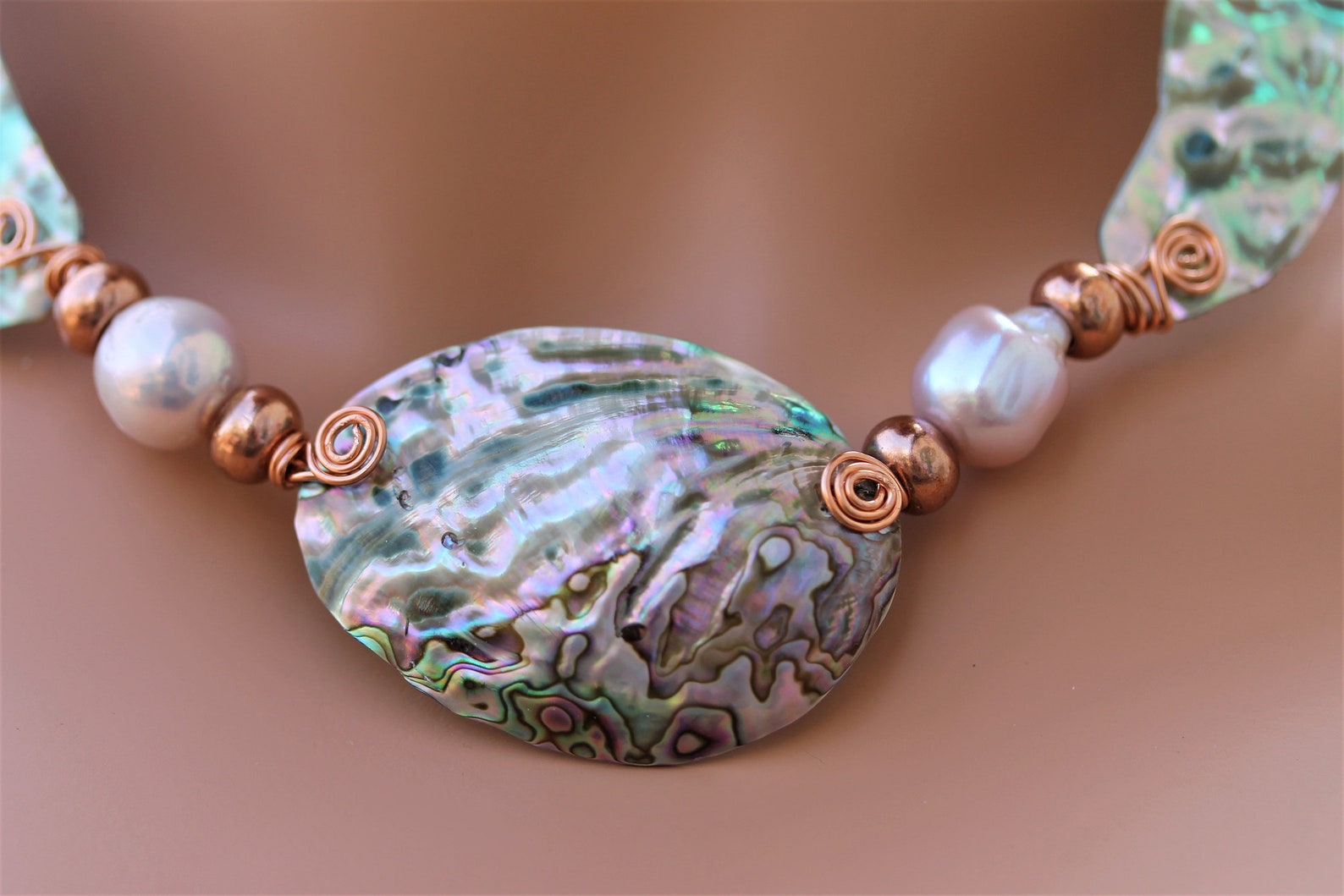 Abalone Shell Jewelry Beach Wedding Jewelry Uniqure Jewelry | Etsy