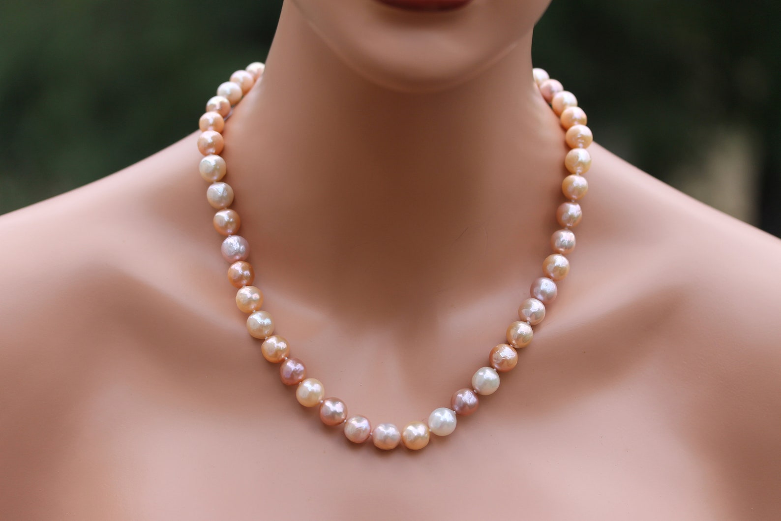 Pearl Necklace Pearl Strand Edison Pearls Genuine Pearl - Etsy