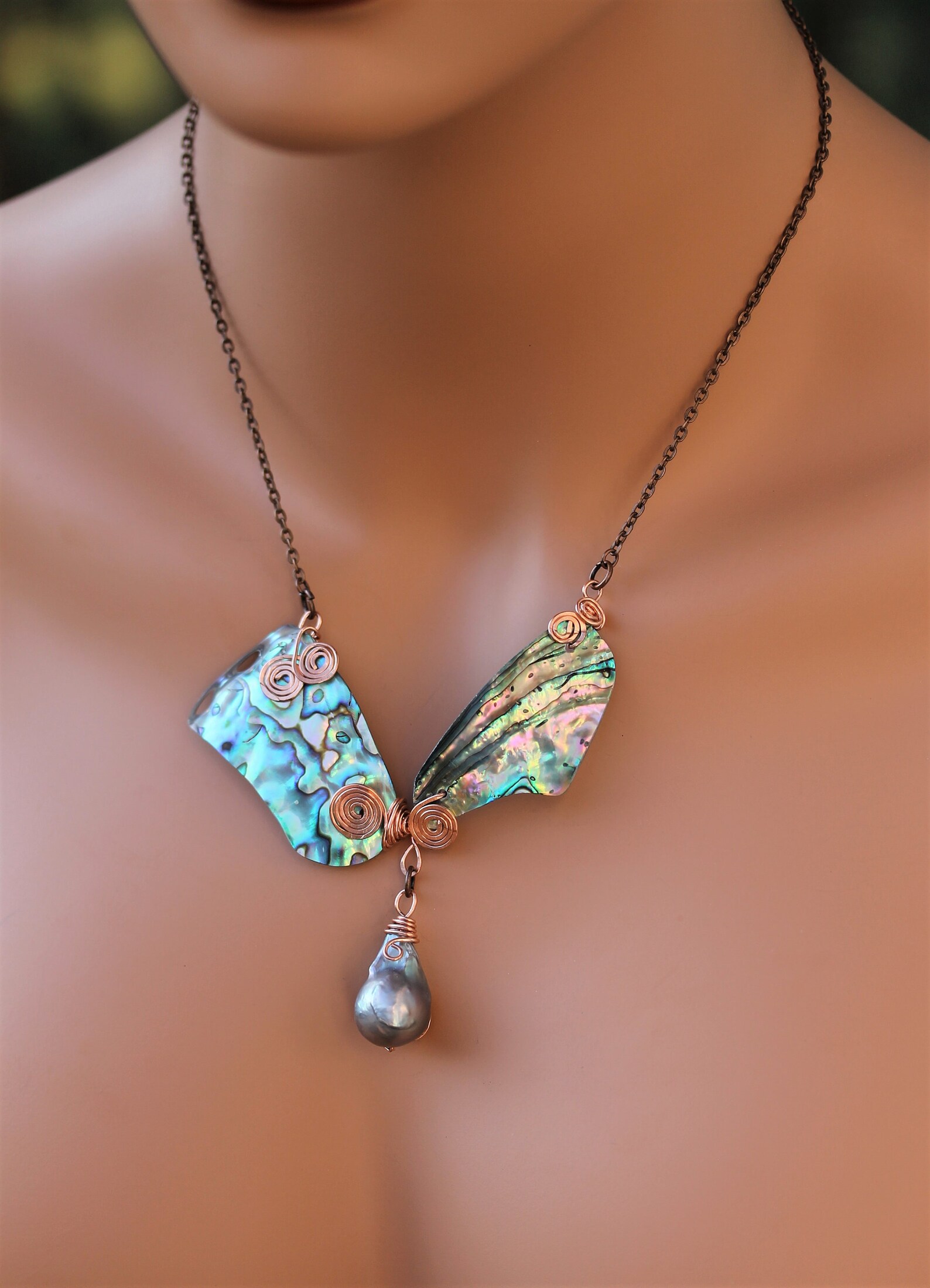 Abalone Shell Jewelry Hand Carved Abalone Shell Edison - Etsy