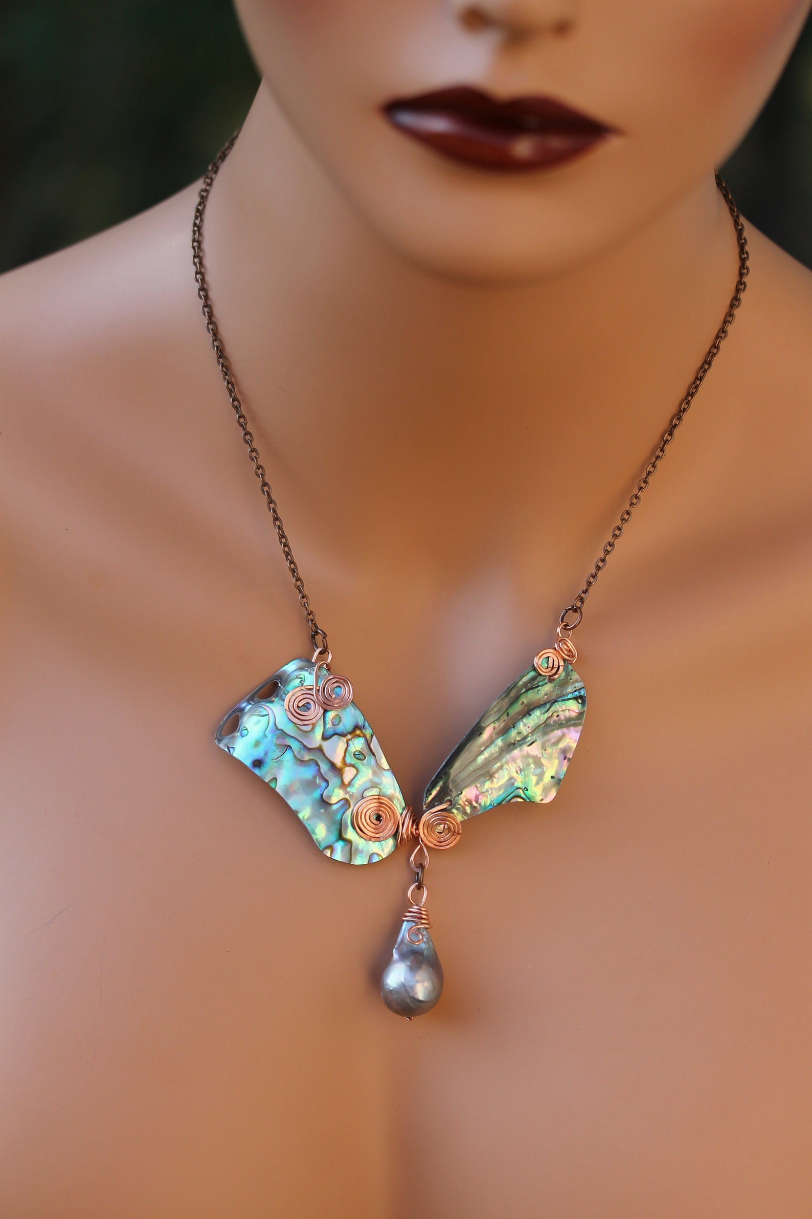 Abalone Shell Jewelry Hand Carved Abalone Shell Edison - Etsy