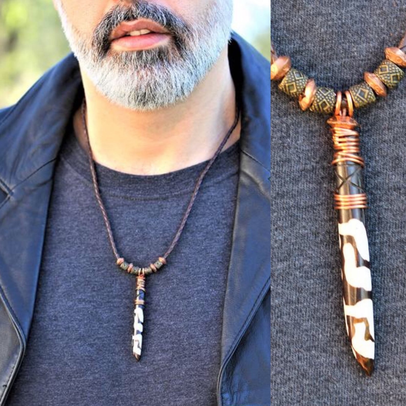 Men's Jewelry African Bone Jewelry Bone Jewelry Unqiue - Etsy