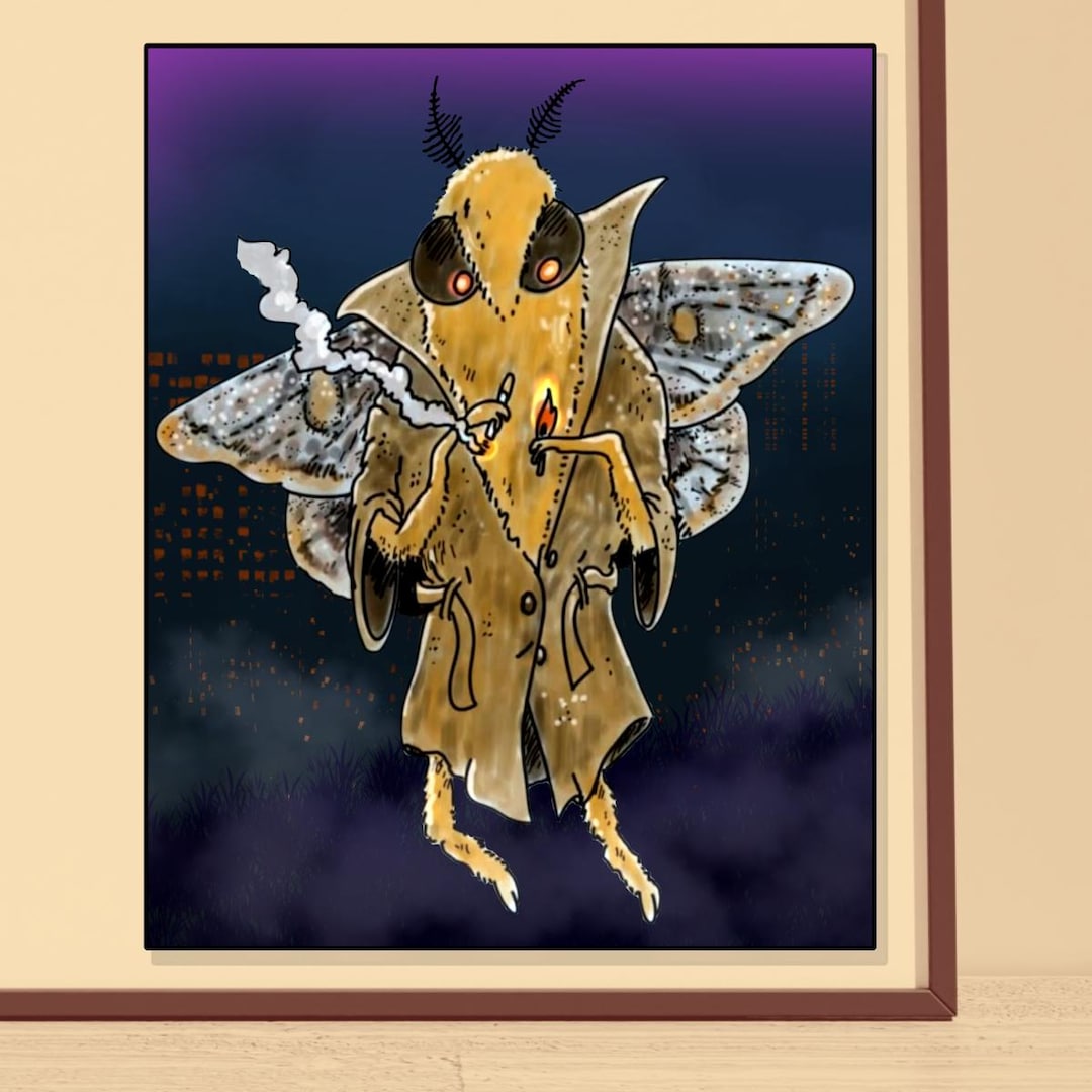 Bad Boy Mothman -- Vinyl Sticker (3 Inch Size) - Etsy