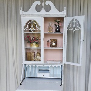 Gorgeous Queen Ann Secretary Hutch, Romantic Style, Paris Apartment ...