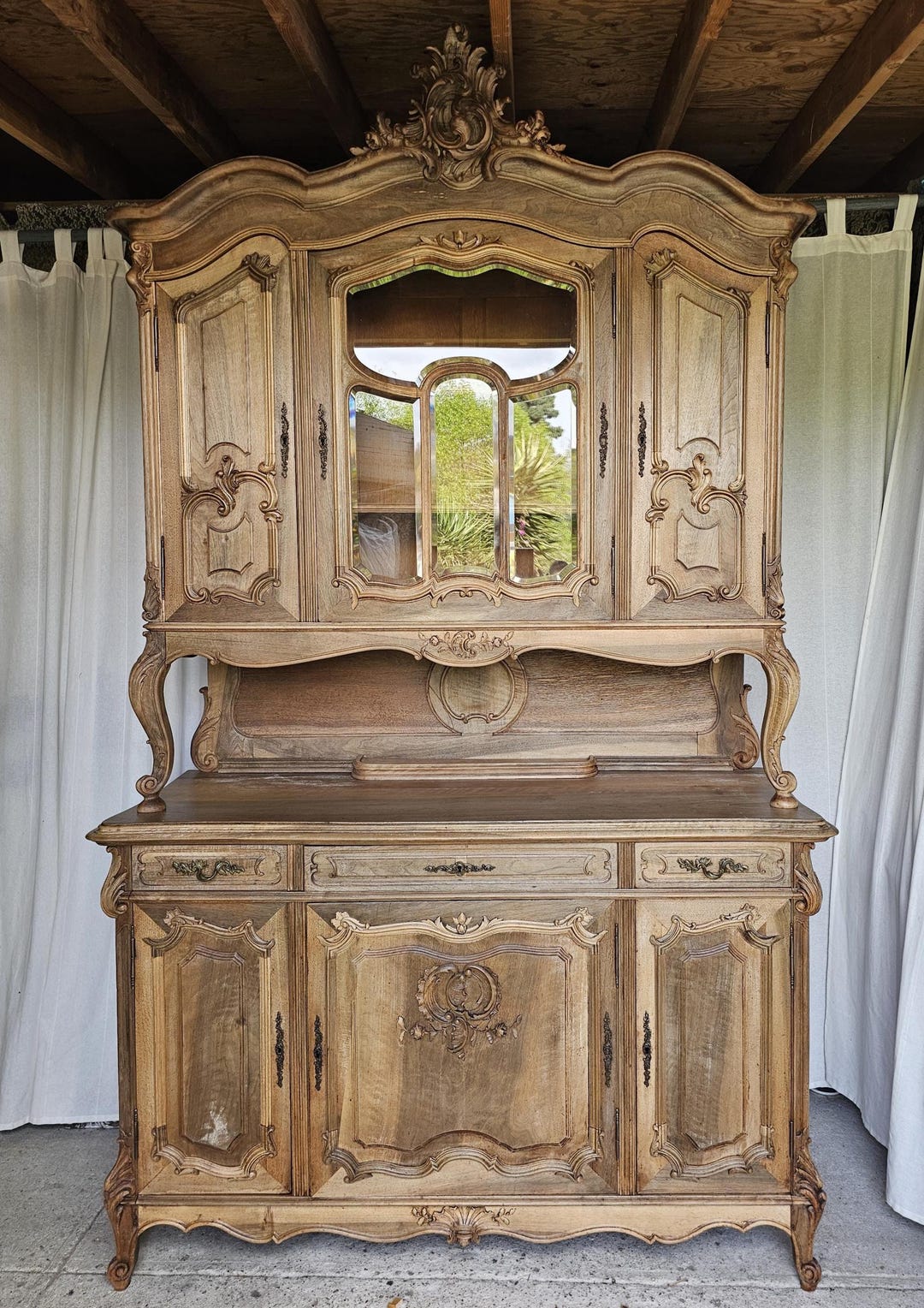 French Rococo Server Buffet: Louis XV Display Cabinet - Etsy