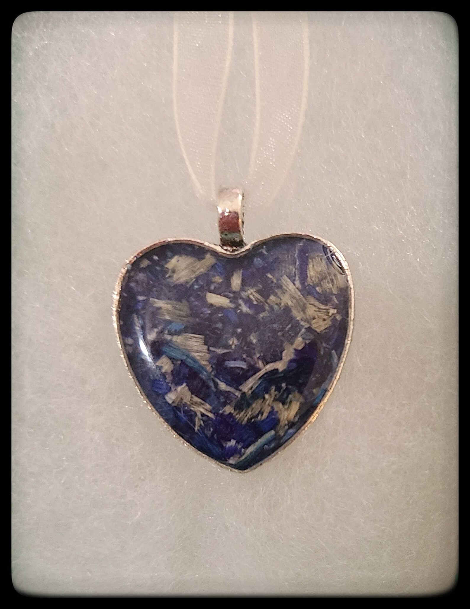 Dried Funeral Flower Pendant Custom Memorial Jewelry Heart - Etsy