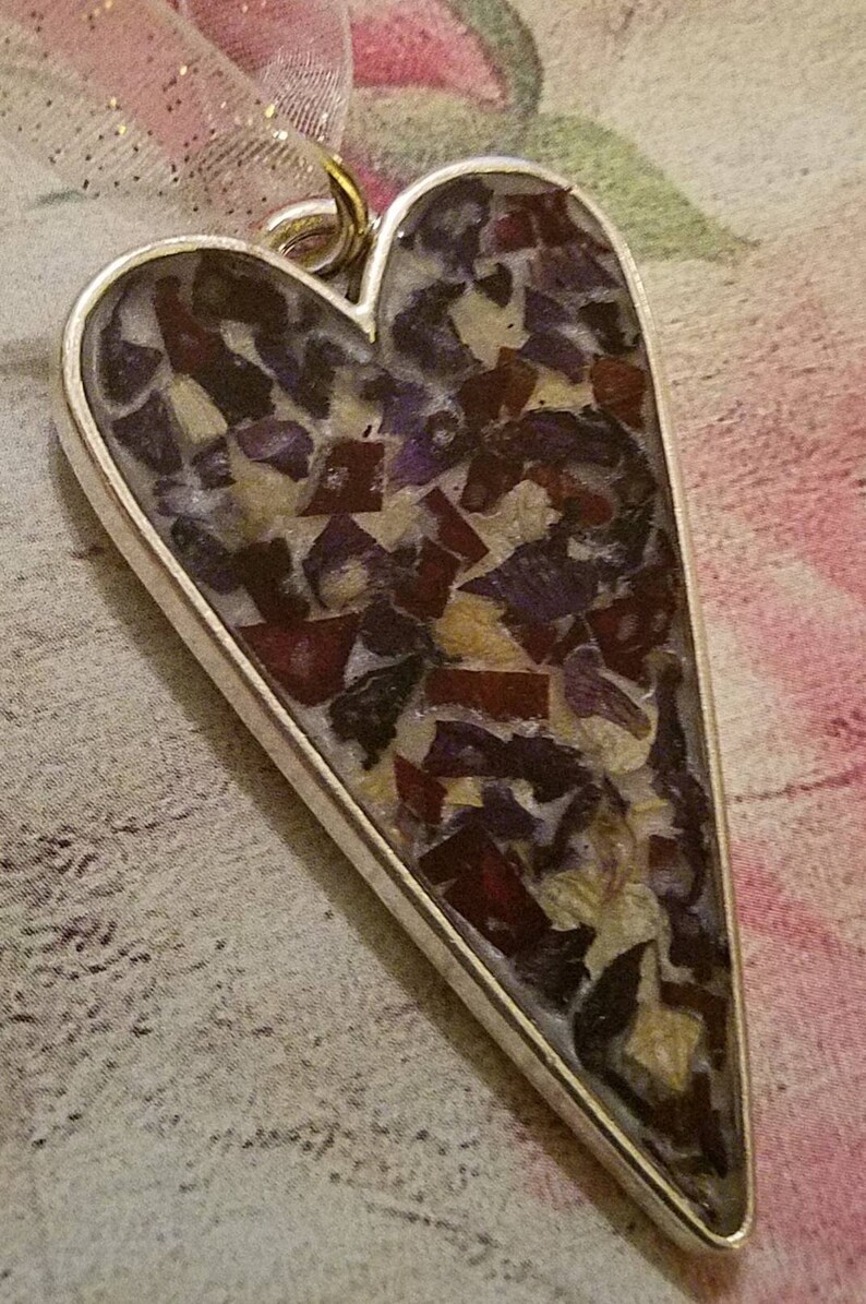 Dried Flower Keepsake Pendant Memorial Jewelry Keepsake - Etsy