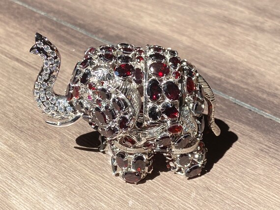 Red Garnet and Ruby Elephant Show Piece Paper Weights for - Etsy