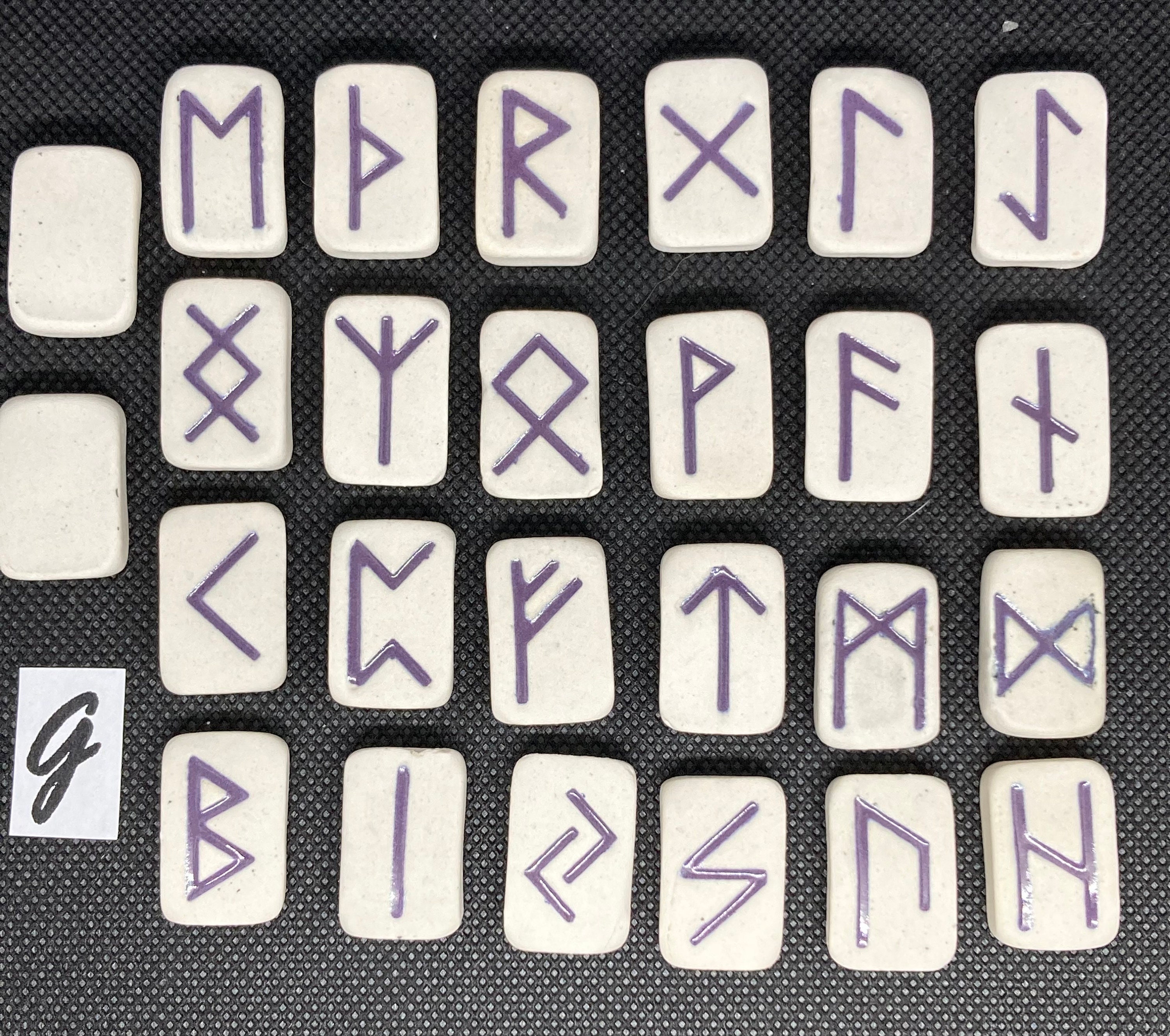 Porcelain Rune Tiles - Etsy