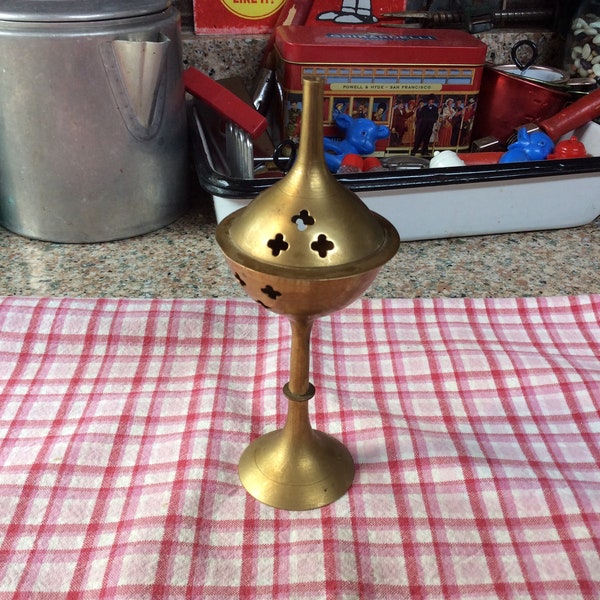 Brass Tall Incense Burners - Etsy