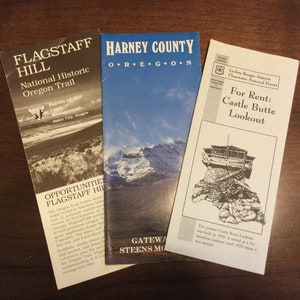 Oregon Brochures / Forest Guides - Etsy