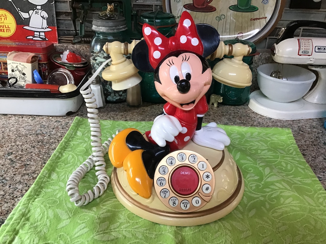 Disney Minnie Mouse Phone - Etsy