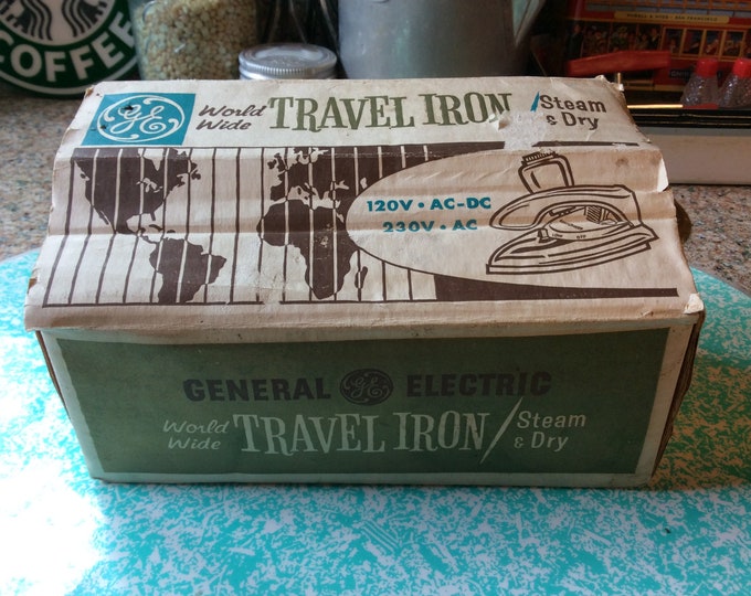 GE Travel Iron / Complete / in Box - Etsy