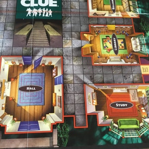 Clue / Game Board ONLY - Etsy
