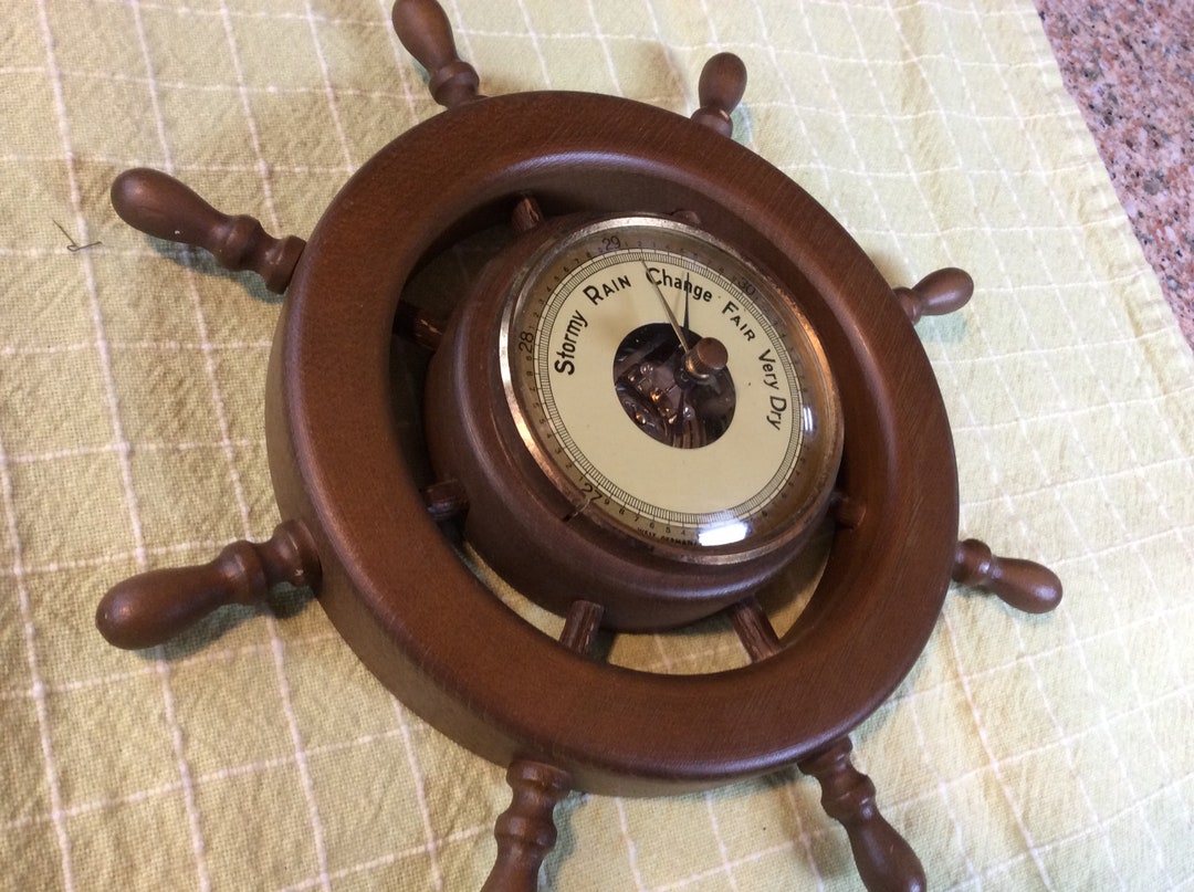 Ships Wheel Barometer - Etsy