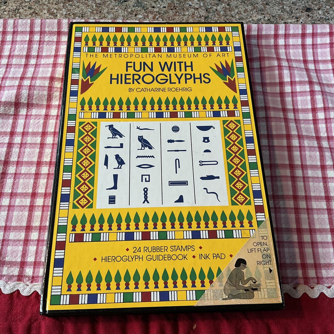 Fun With Hieroglyphs Stamp Set - Etsy