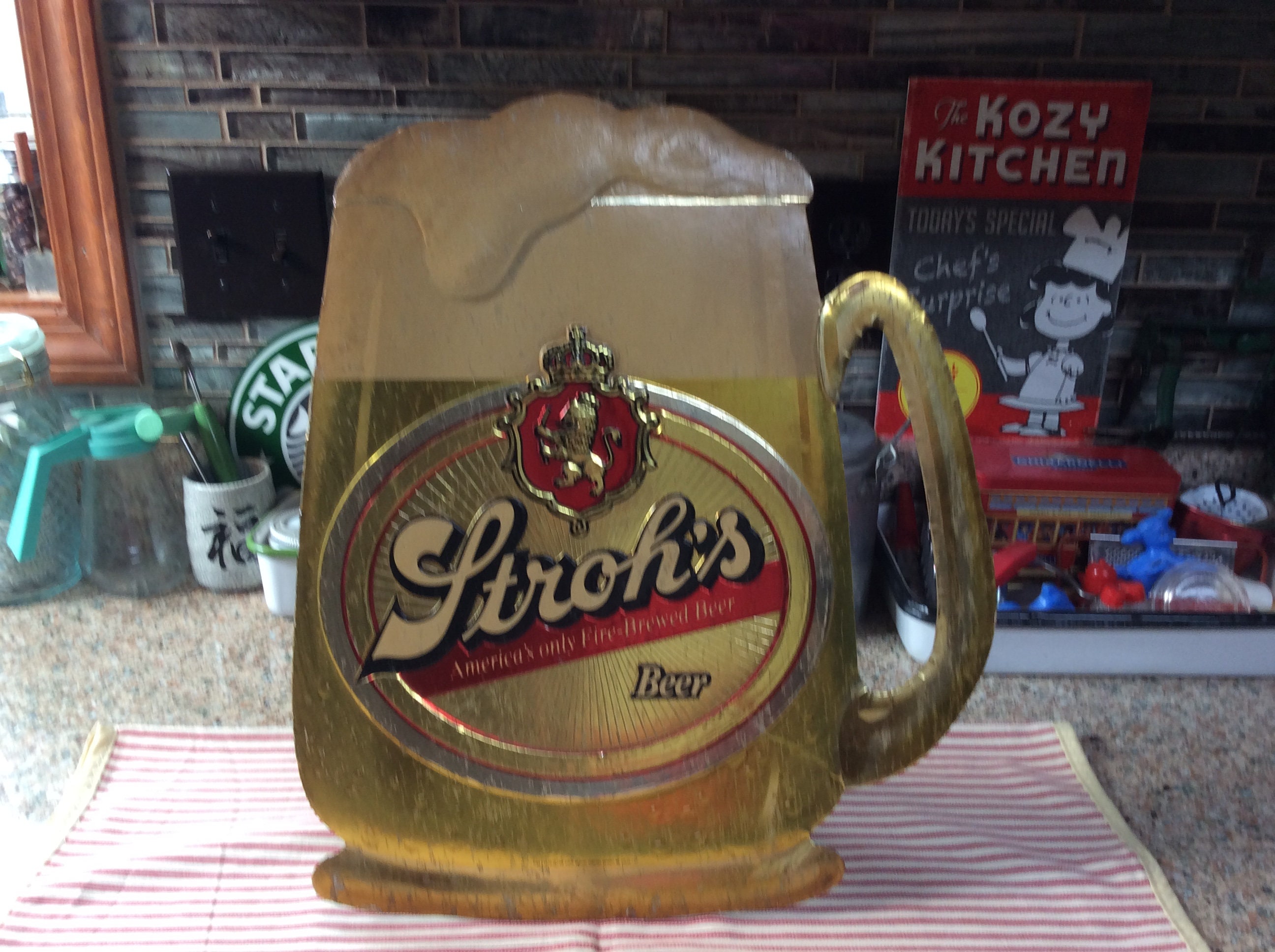 Strohs Beer Sign for sale | Only 3 left at -65%