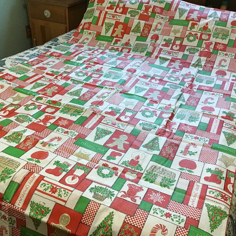 Gingerbread Tablecloth - Etsy