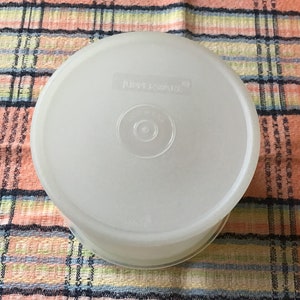 Tupperware Round Clear Container - Etsy