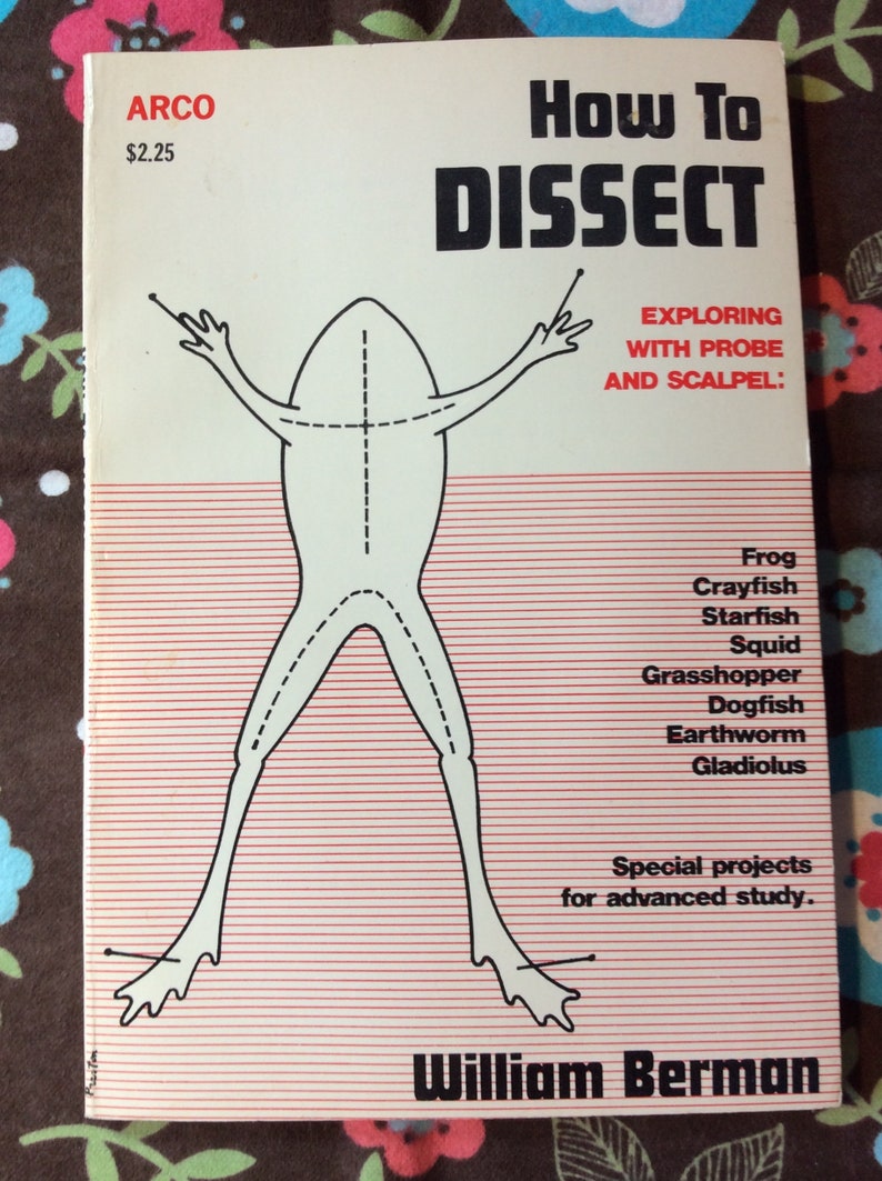 How to Dissect Book - Etsy