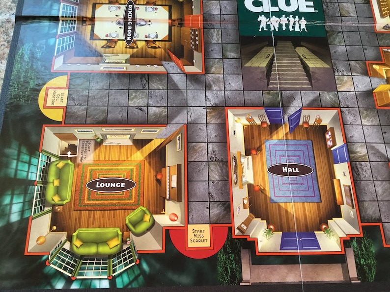 Clue / Game Board ONLY - Etsy