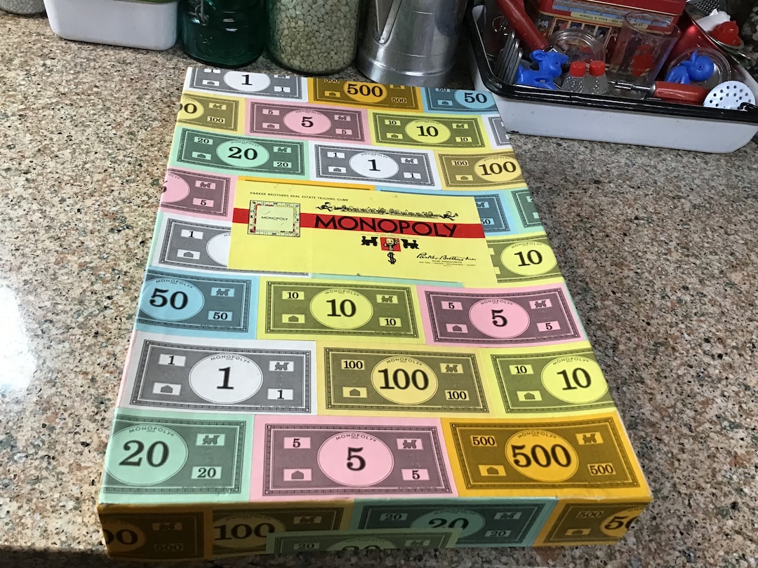 Recycled Monopoly Game - Etsy