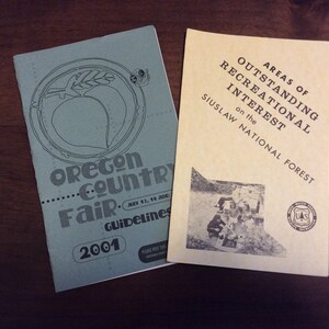 Oregon Brochures / Forest Guides - Etsy