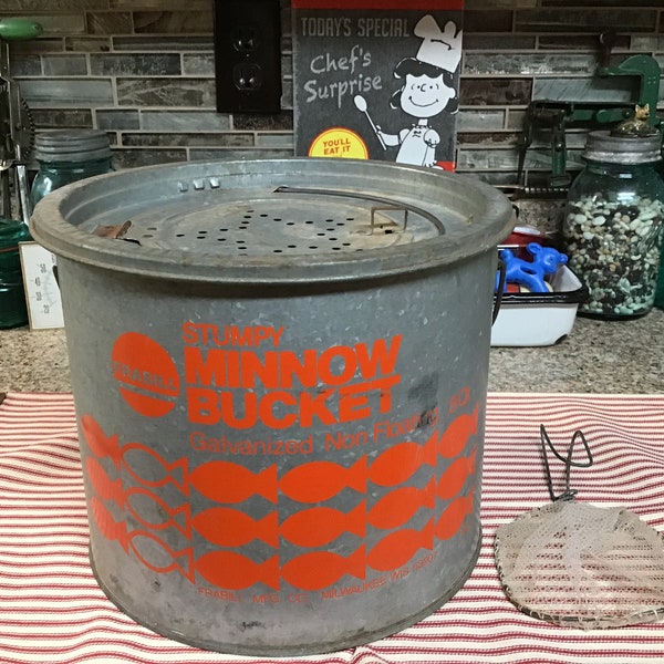 Minnow Bucket - Etsy