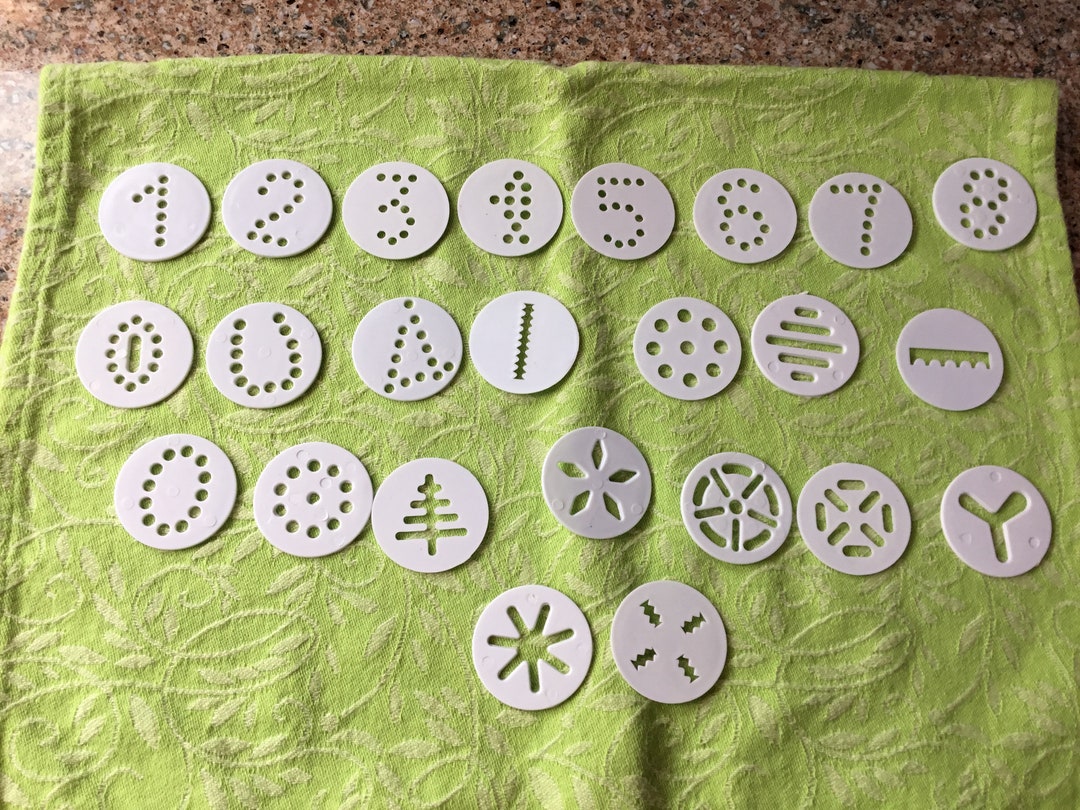 Plastic Cookie Gun Discs - Etsy