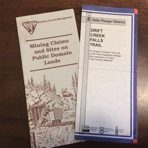 Oregon Brochures / Forest Guides - Etsy