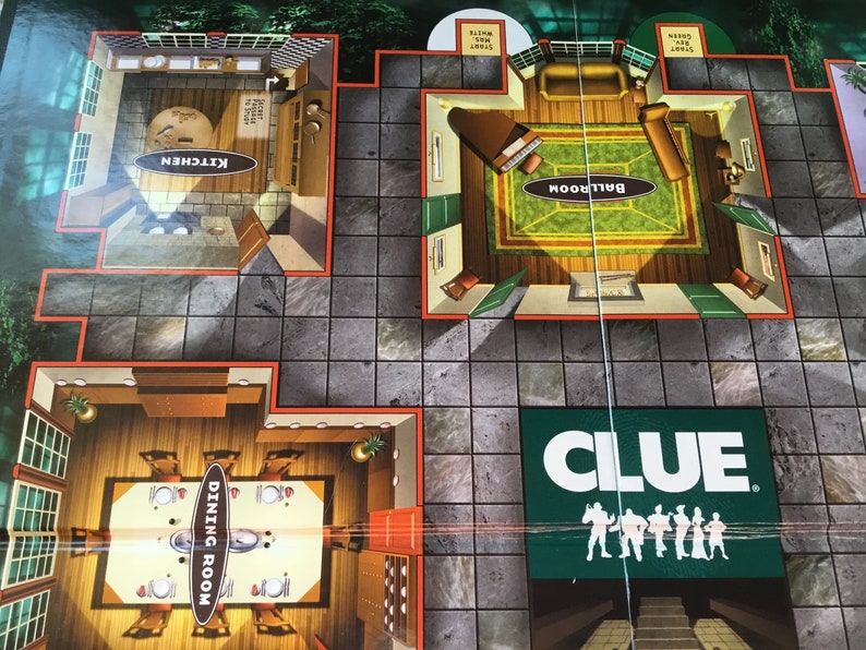 Clue / Game Board ONLY - Etsy