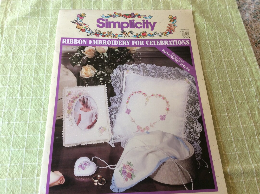 Simplicity Ribbon Embroidery - Etsy