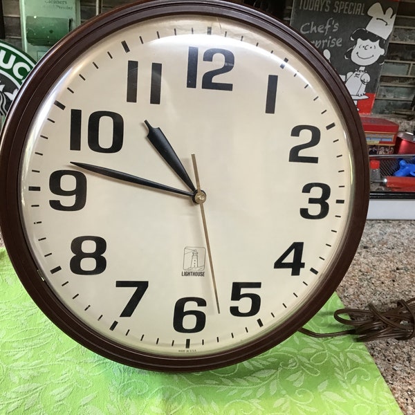 Electric Wall Clock - Etsy