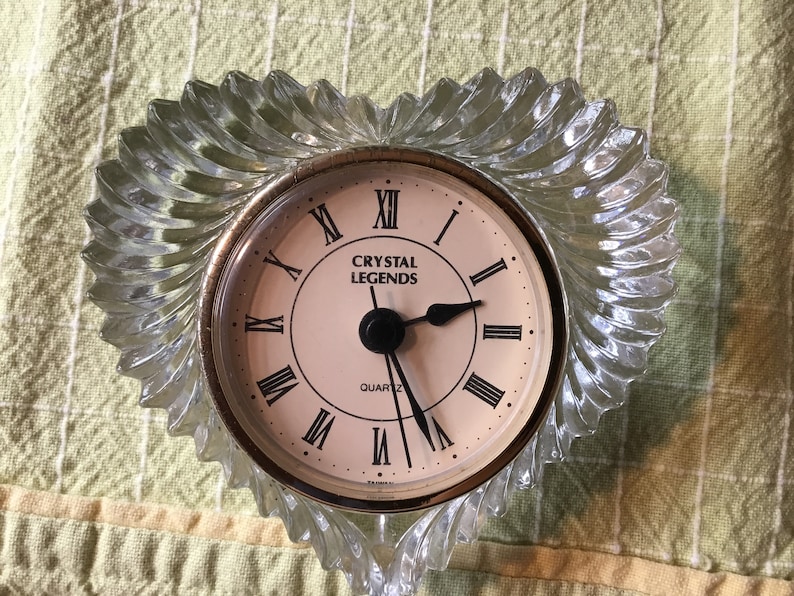 Crystal Legends Heart Clock - Etsy