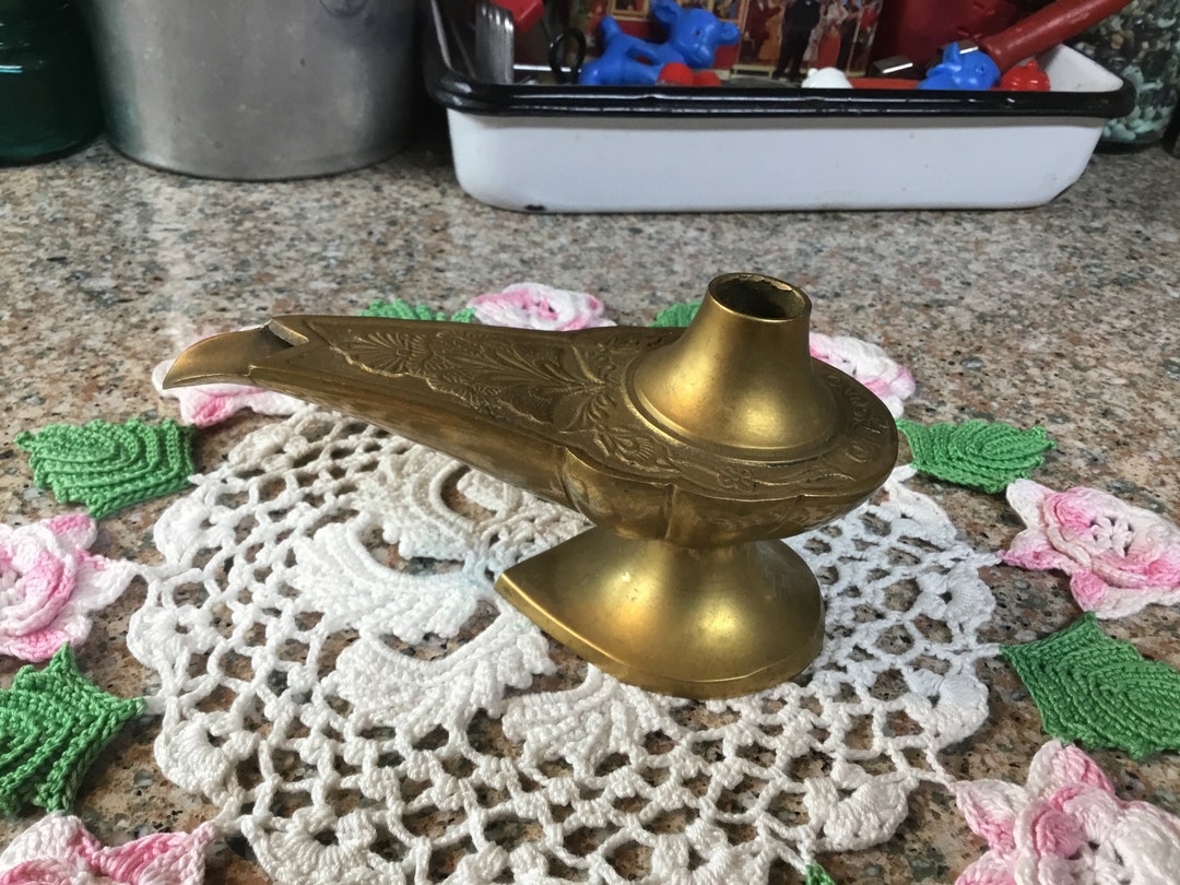 Brass Aladdin Lamp - Etsy