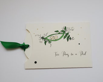 Peas in a Pod Baby Shower Invitation Two Peas in a Pod Baby Shower ...