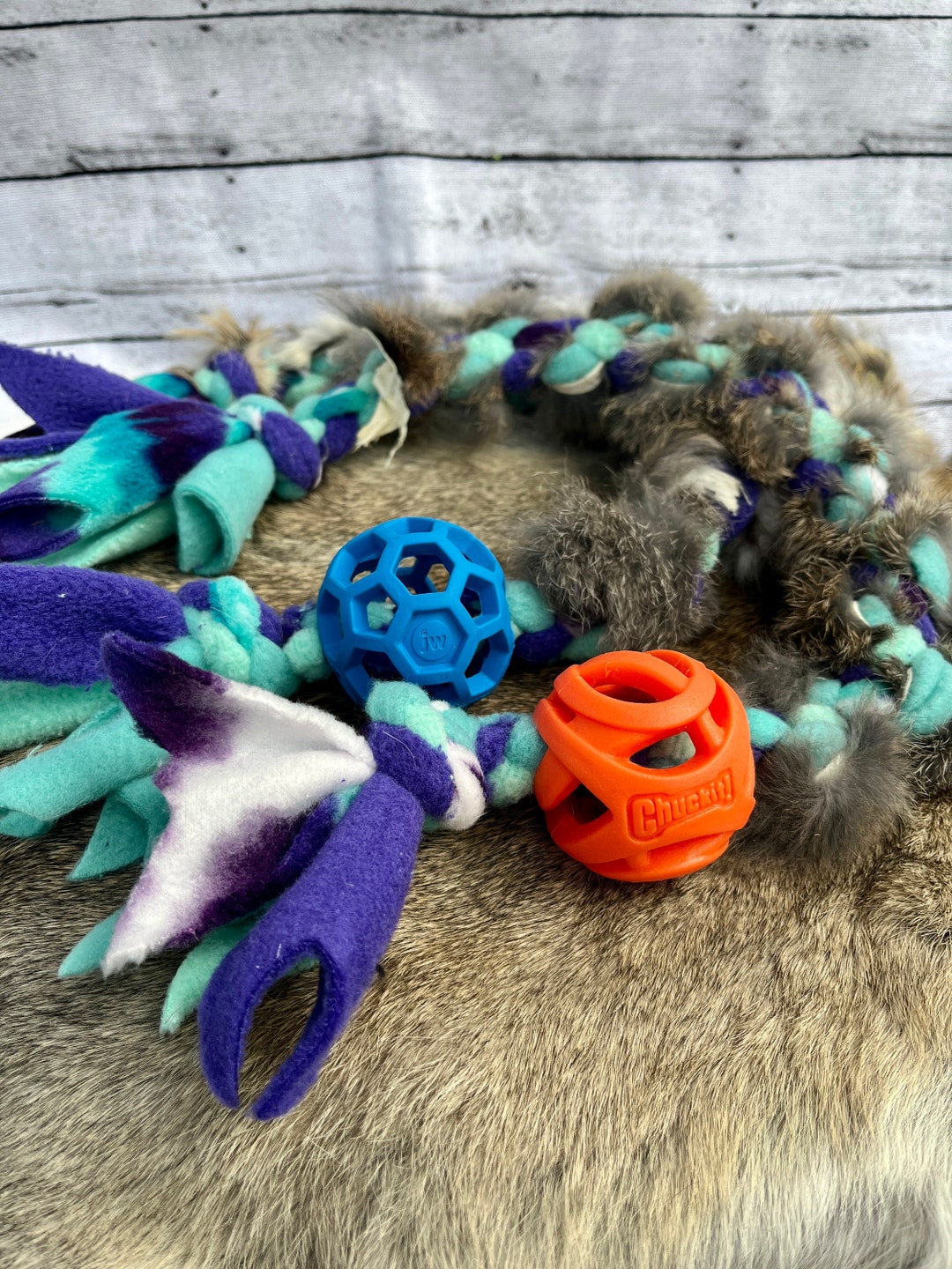 Small Fry Rabbit Fur Tug: Training Toy, Performance Dog Reward - Etsy