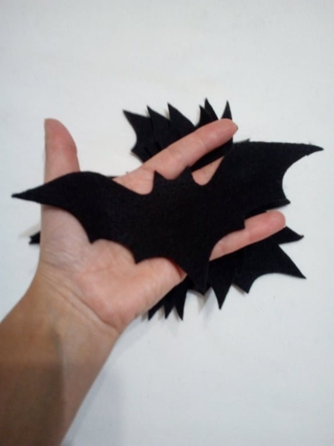 Bats Die Cut Set of 12/bats Made From Black Felt/felt - Etsy