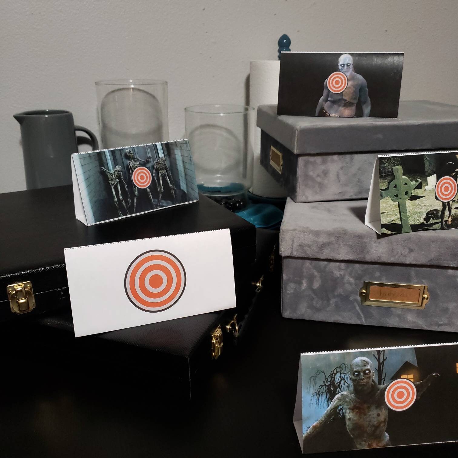 Zombie Target Printable Set for Nerf, Sling Shot, Rubberband Shooter ...