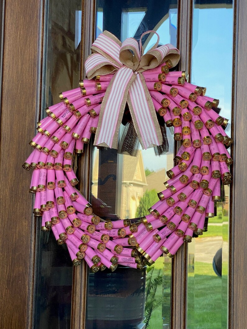 Rare Pink Recycled Empty Shotgun Shell Wreath - Etsy