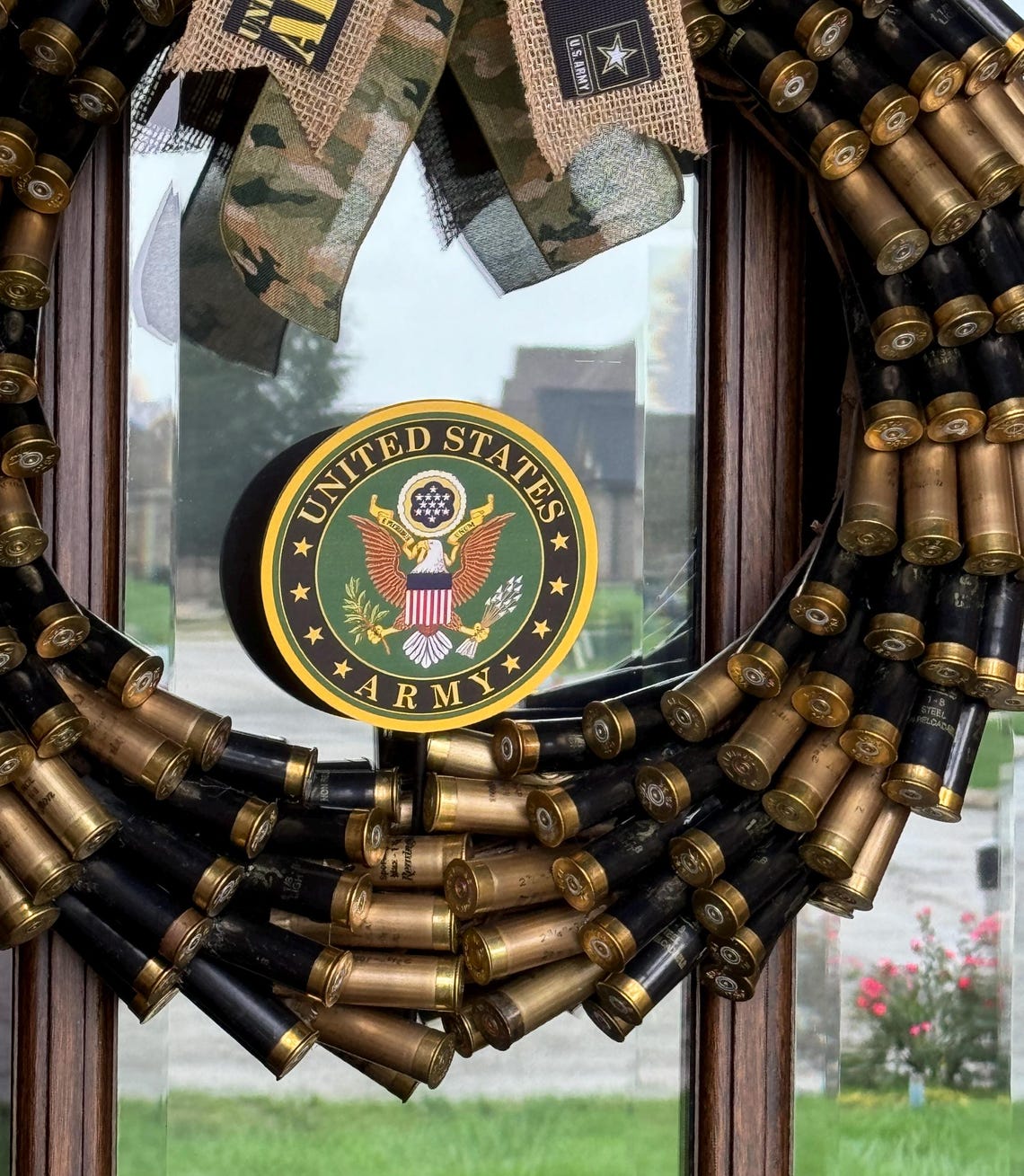 US ARMY Themed Recycled SG Shell Wreath - Etsy