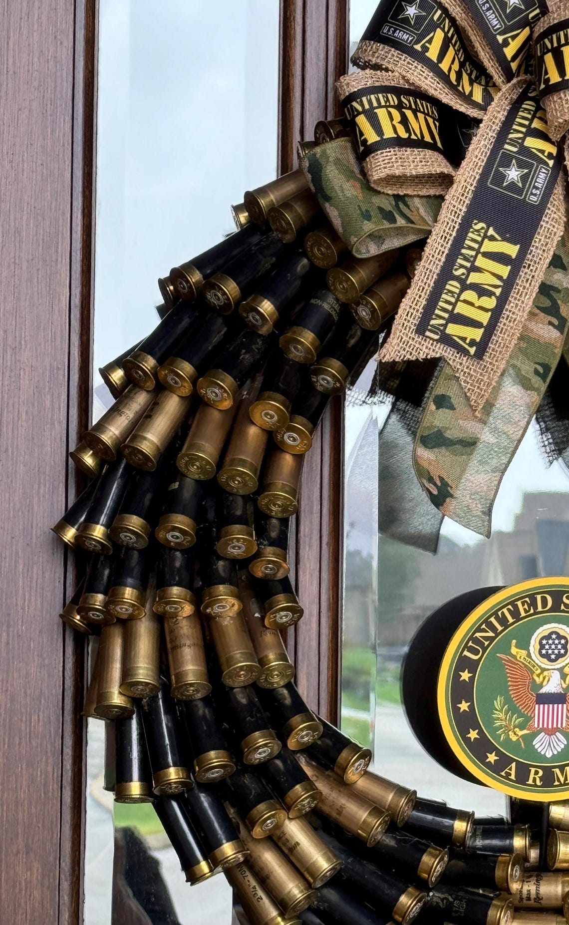 US ARMY Themed Recycled SG Shell Wreath - Etsy