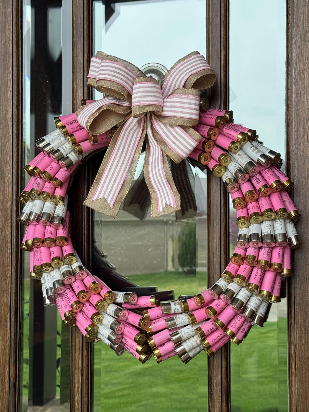Rare Pink & White Recycled Empty Shotgun Shell Wreath - Etsy