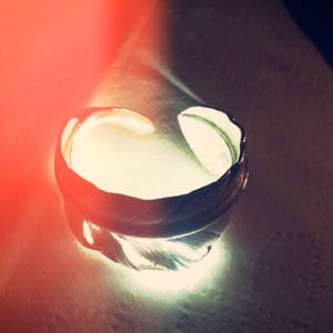 Thumb Rings for Women Boho Rings Sterling Silver Feather Ring, Bohemian ...