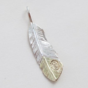 Gold Dipped Feather Pendant Men, Eagle Feather Boho Jewelry Gifts for ...